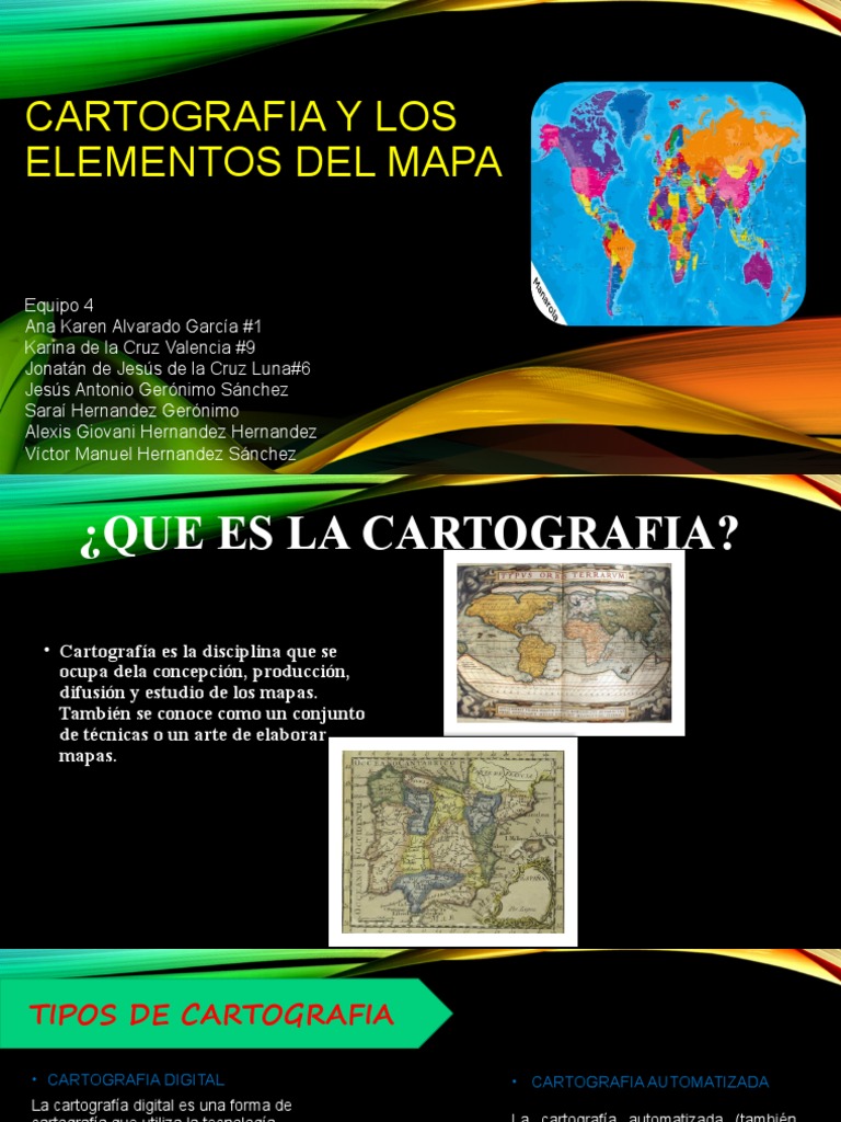 Cartografia y Los Elementos Del Mapa | PDF