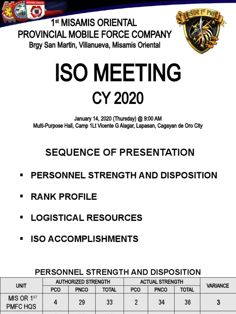 Mis or 1st PMFC Iso Conference January 14, 2021 | PDF