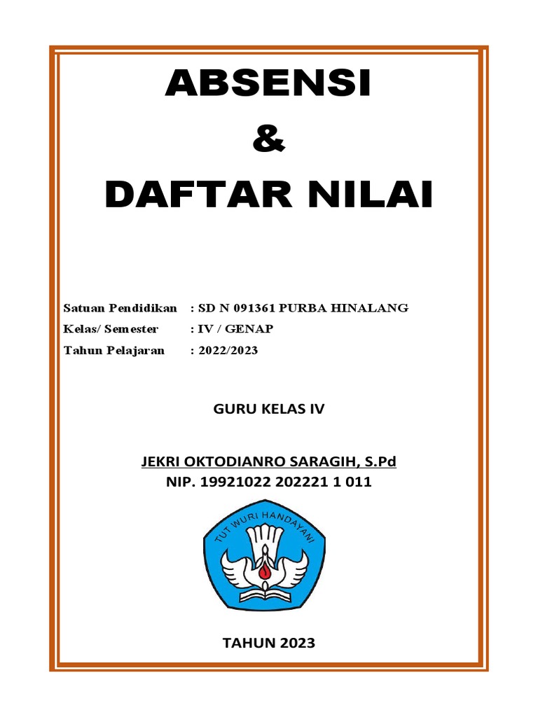 Cover Absensi | PDF