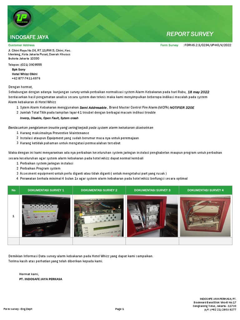 BD-QUO-BOQ-FOMS.2.S - 234 - IJP-HO - V - 2022 - HOTEL WHIZZ-PERBAIKAN FAS-BPK SONY - Rev.00 | PDF