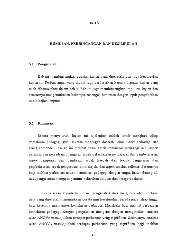 Bab 5 | PDF
