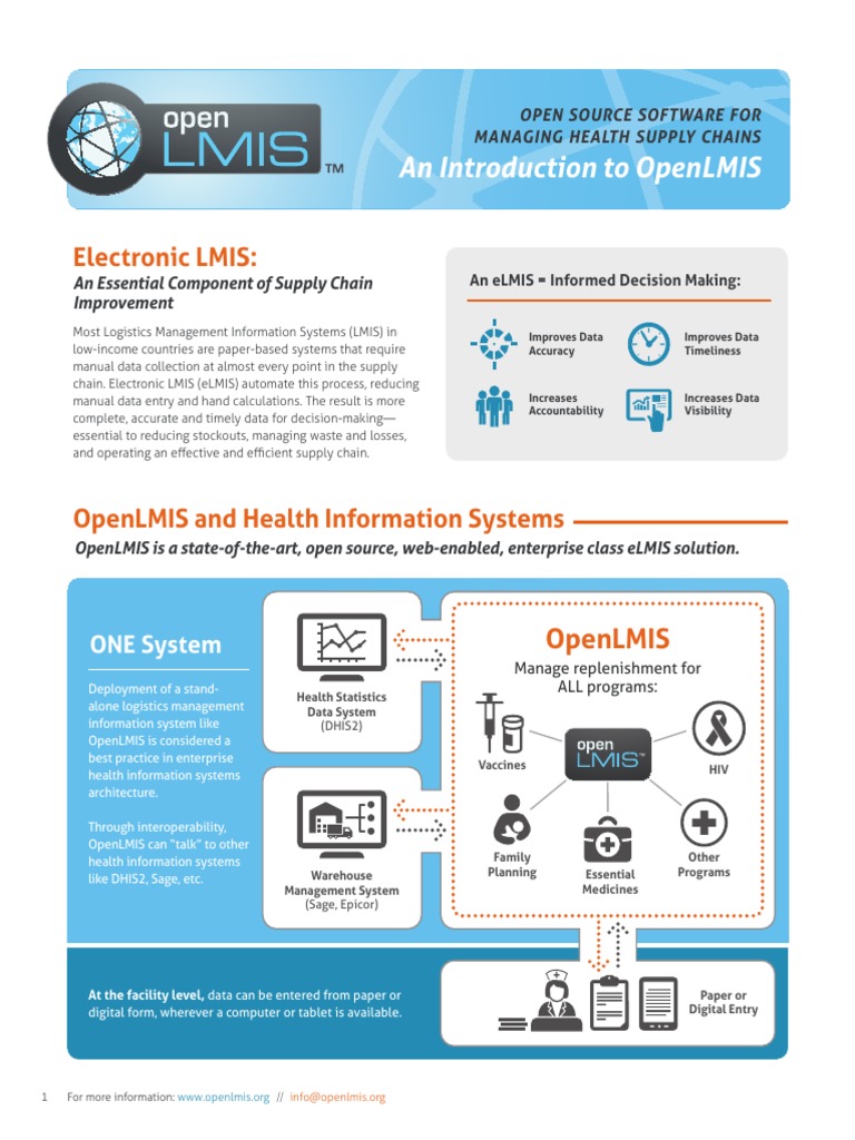 OpenLMIS for Health Supply Chains | PDF | Logistics | Health Informatics