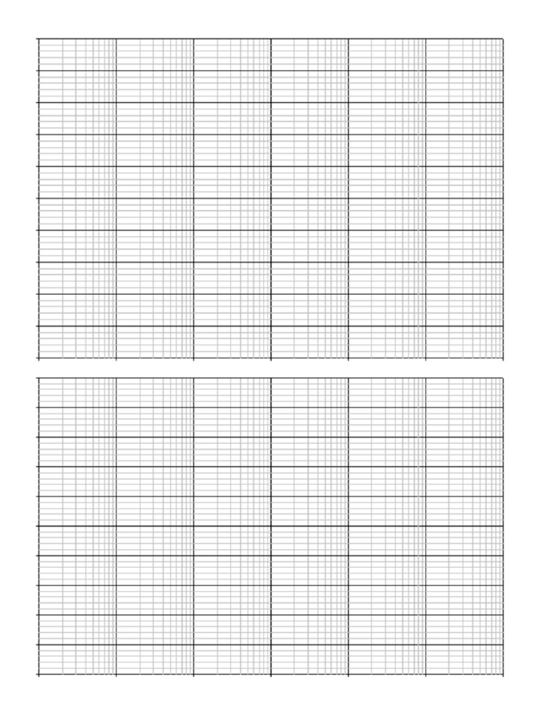 Hoja - Papel - Semilog - 6 - Ciclos - Doble - para Clases | PDF