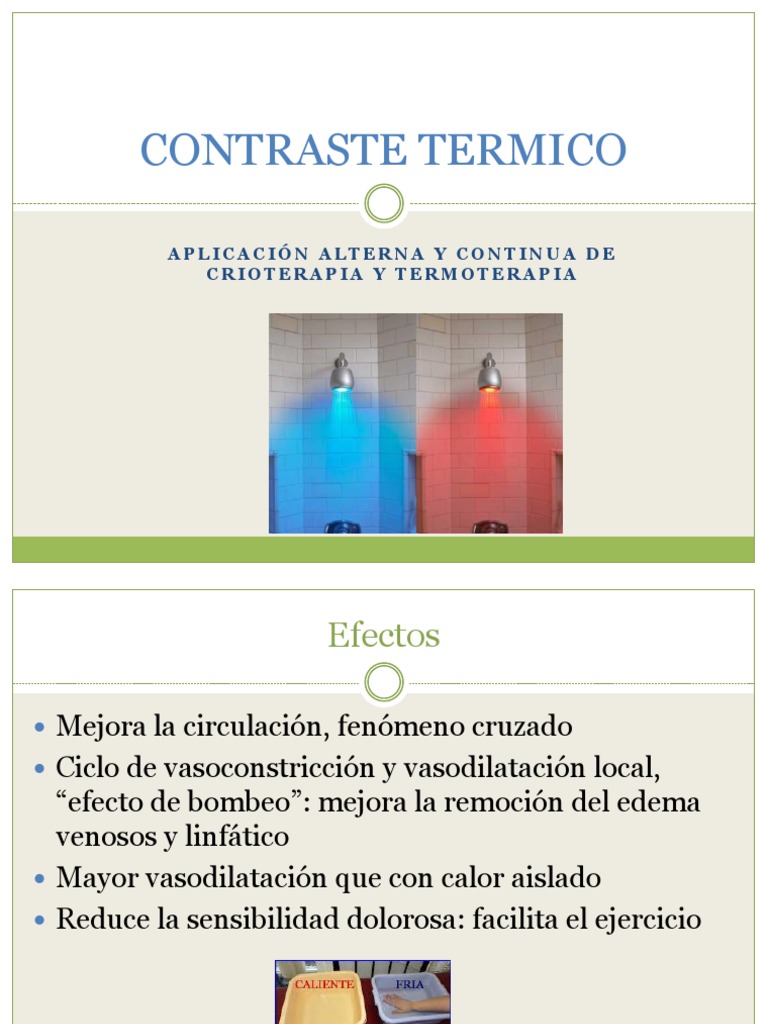 Contraste Termico | PDF