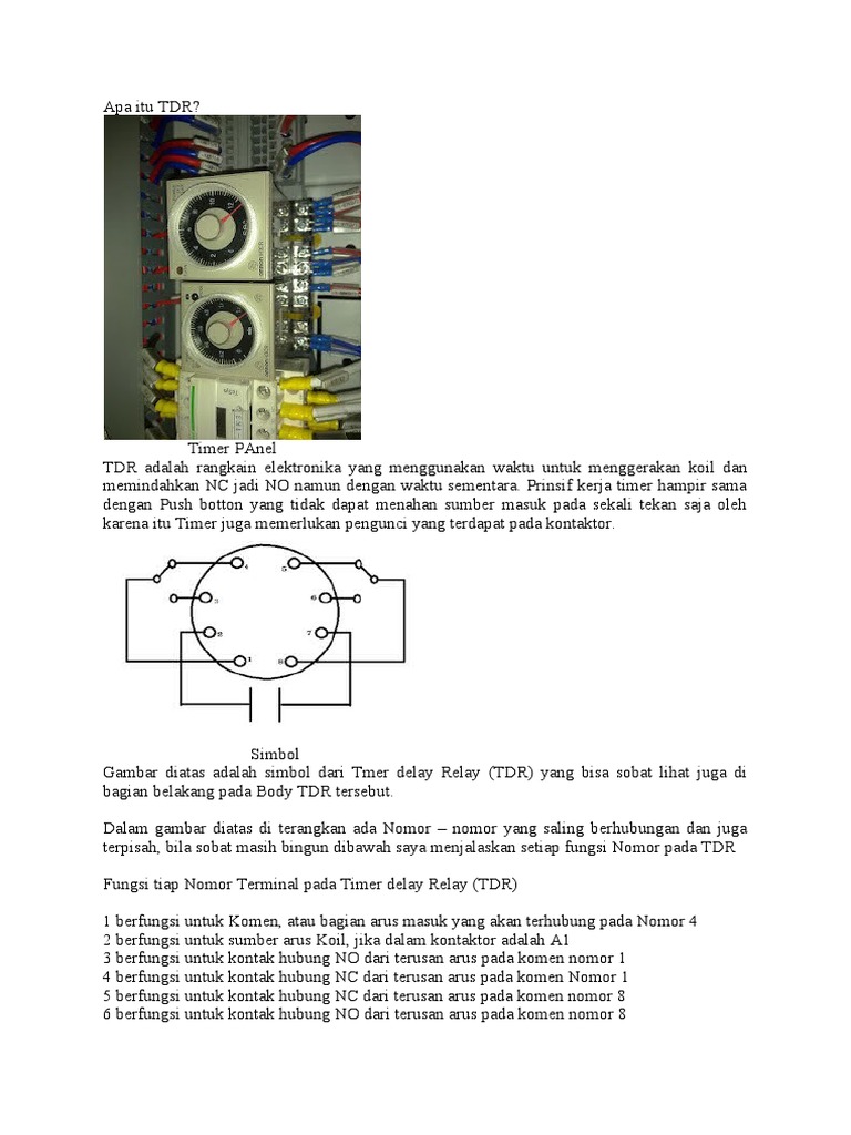 Apa Itu TDR | PDF | Teknologi & Rekayasa