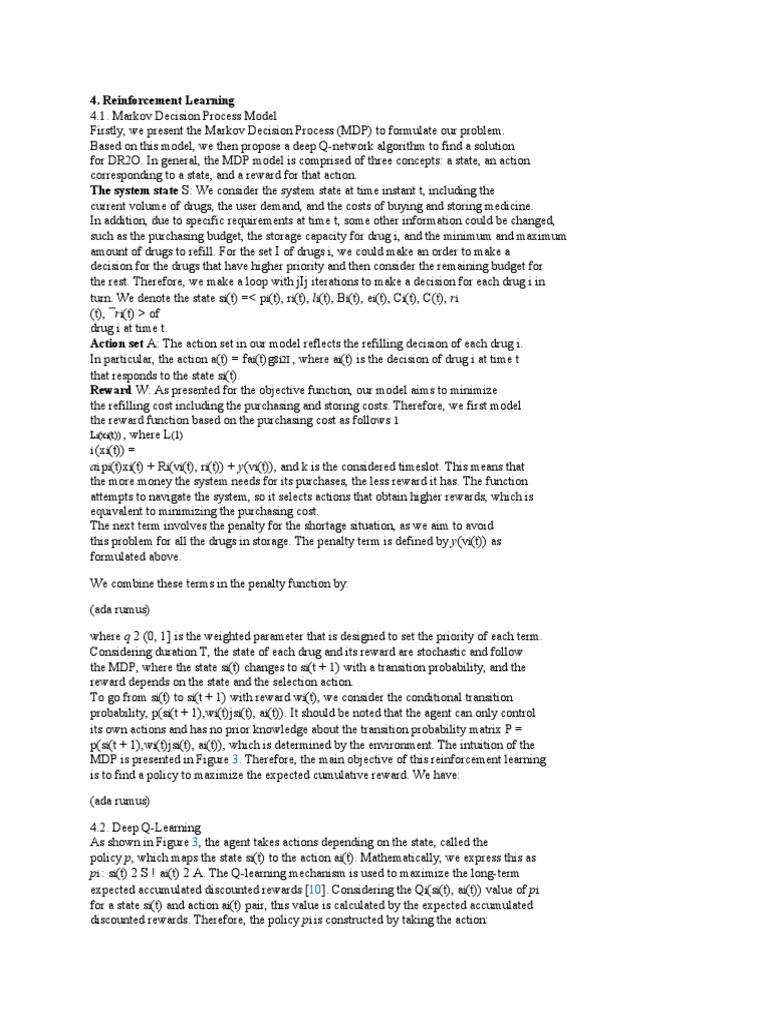 Reinforcement Learning | PDF