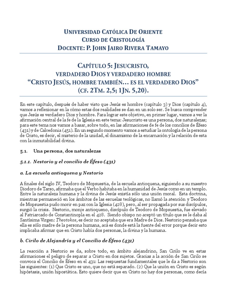 2020.06.27 - 5. Jesucristo, Verdadero Dios y Verdadero Hombre | PDF ... 2020.06.27 - 5. Jesucristo, Verdadero Dios y Verdadero Hombre | PDF ...