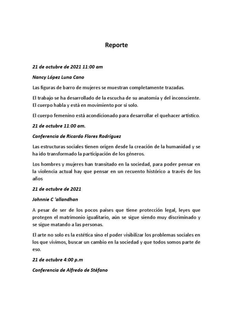 Reporte | PDF