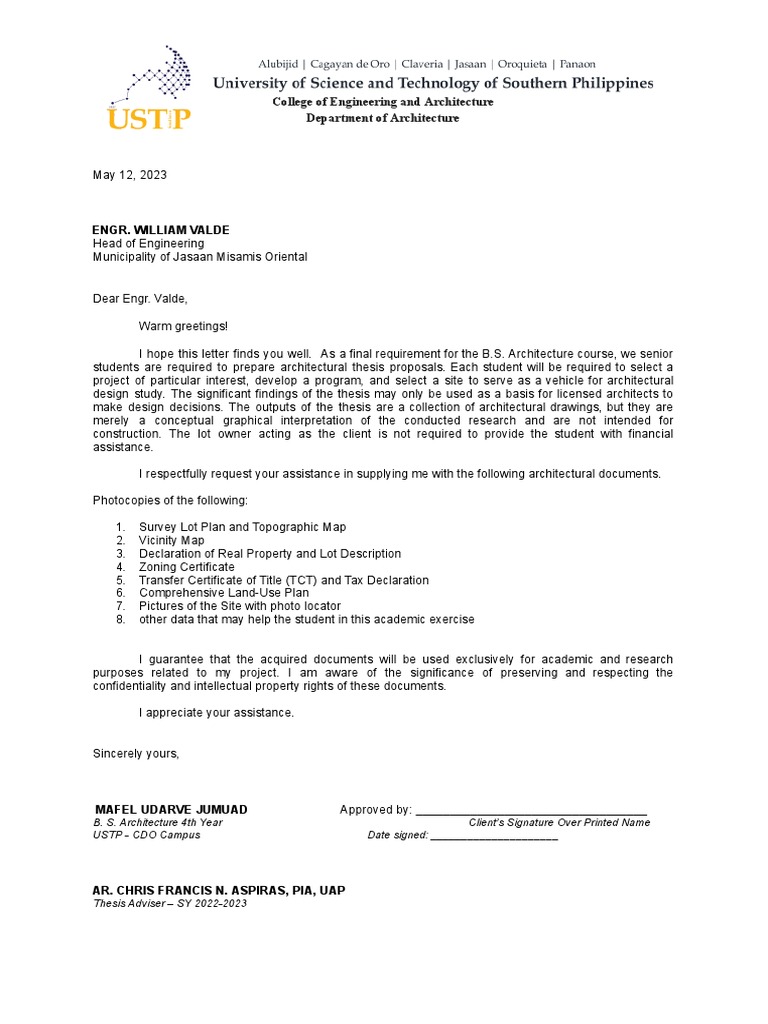 Letter of Request | PDF