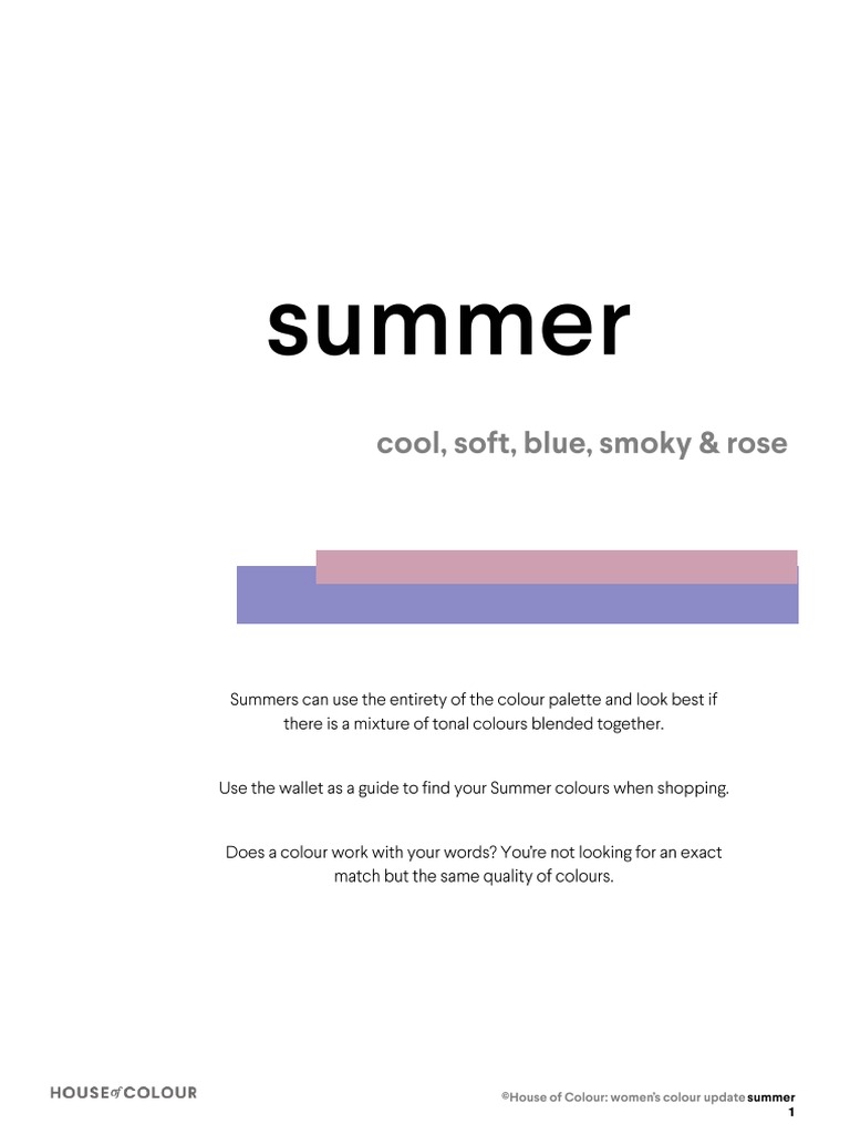 Summer | PDF