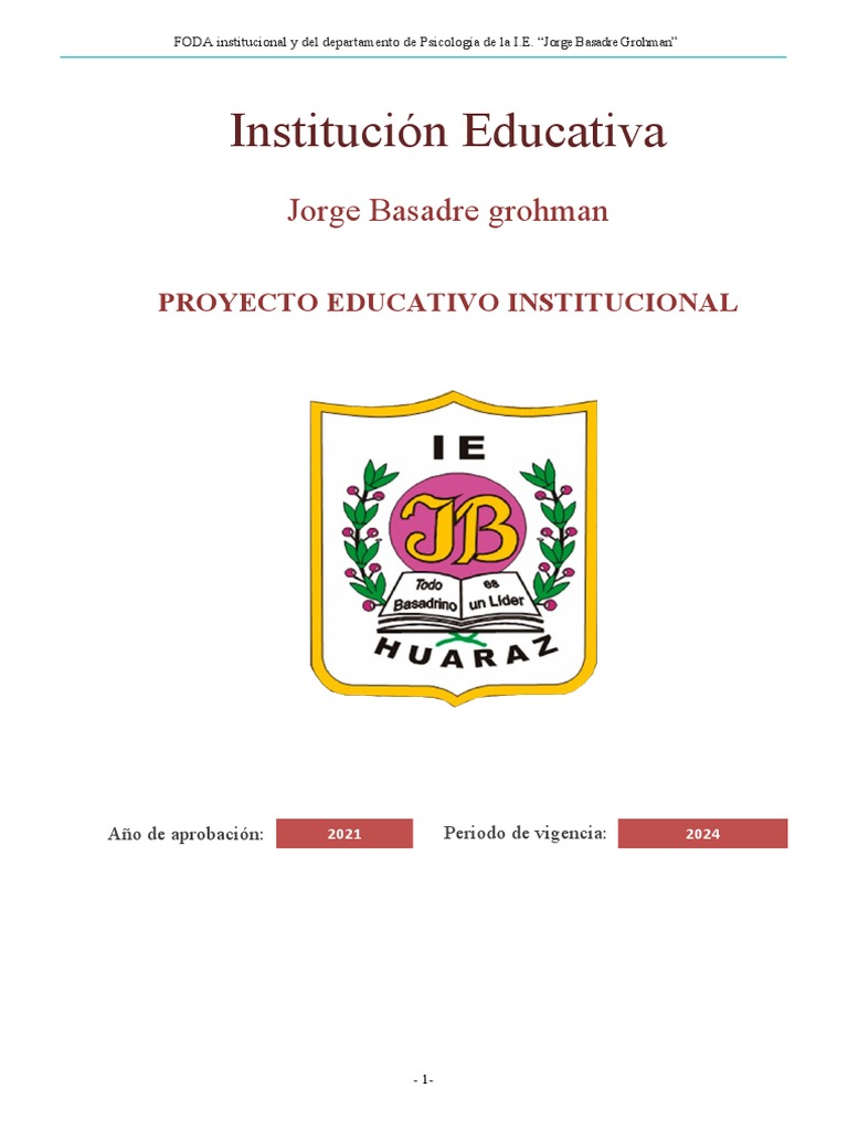 FODA INSTITUCIONAL Y DE PSICOLOGÍA - Chauca - Tinoco - Hugo | PDF ...