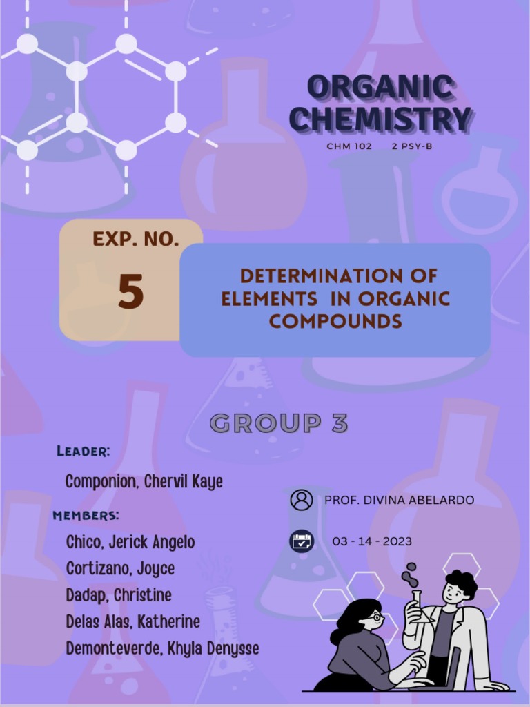 Organic Compound Element Tests | PDF