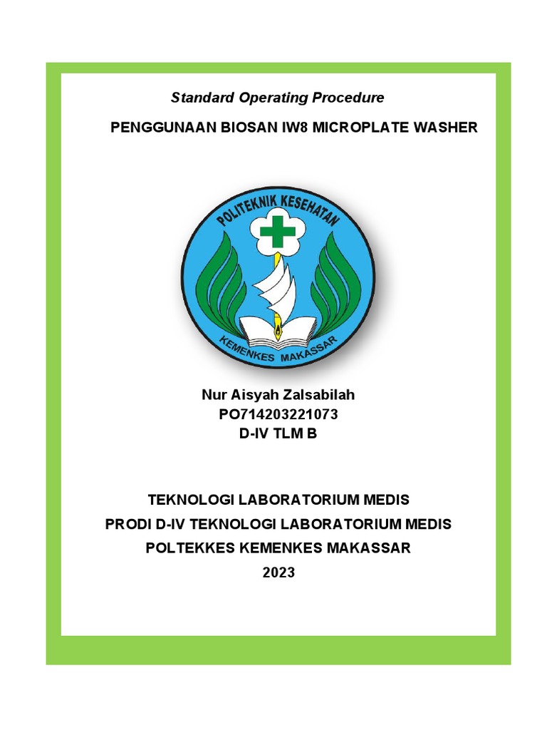 Biosan Iw8 Microplate Washer | PDF