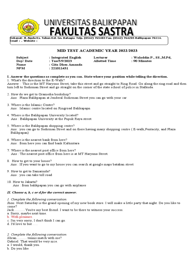 Gita Dhe Amanda | PDF