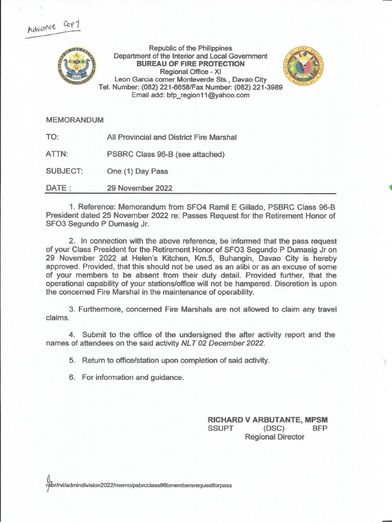 PSBRC Class 96-b Advance | PDF