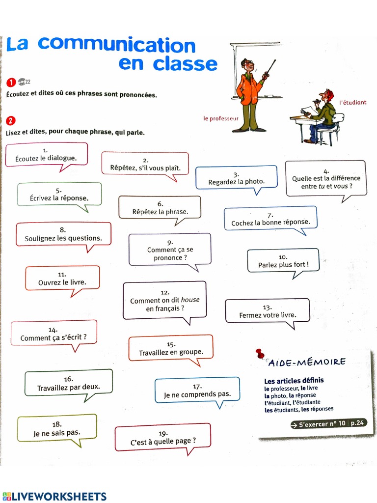 Communication en Classe de Fle | PDF