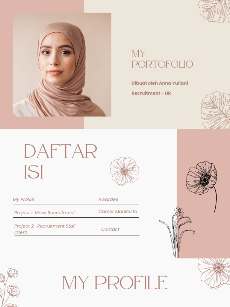 Contoh Portofolio Yang Sudah Di Isi | PDF