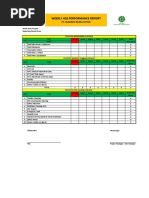 Monthly HSE Performance Report | PDF | Microsoft Word | Safety