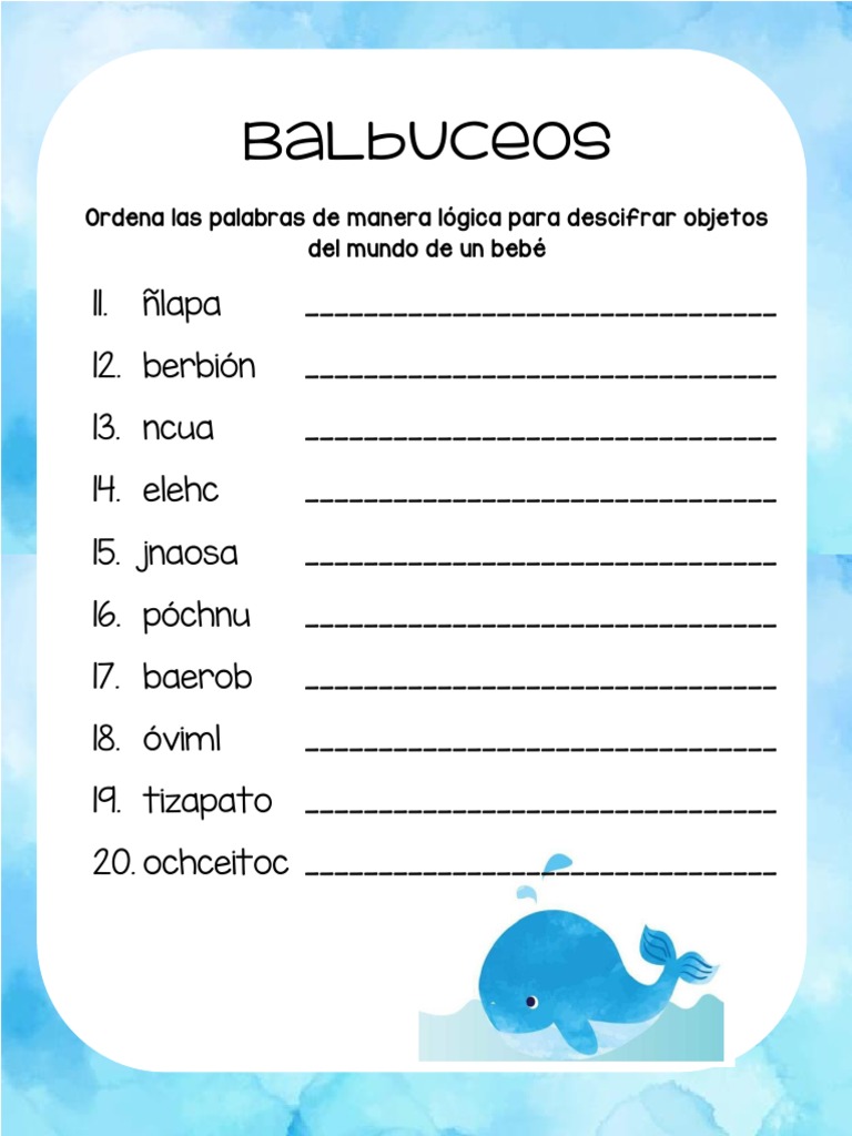 BALBUCEOS | PDF