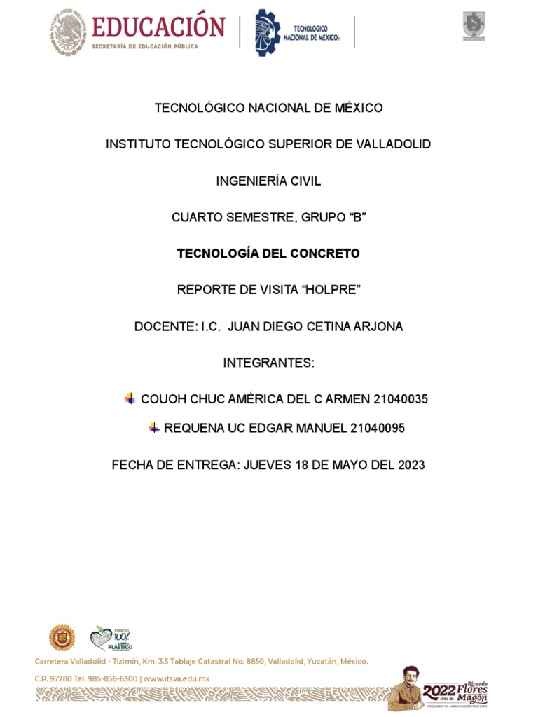 Reporte de Visita Holpre | PDF