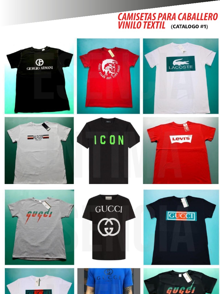 Camisetas en Vinil Hombre #1 | PDF