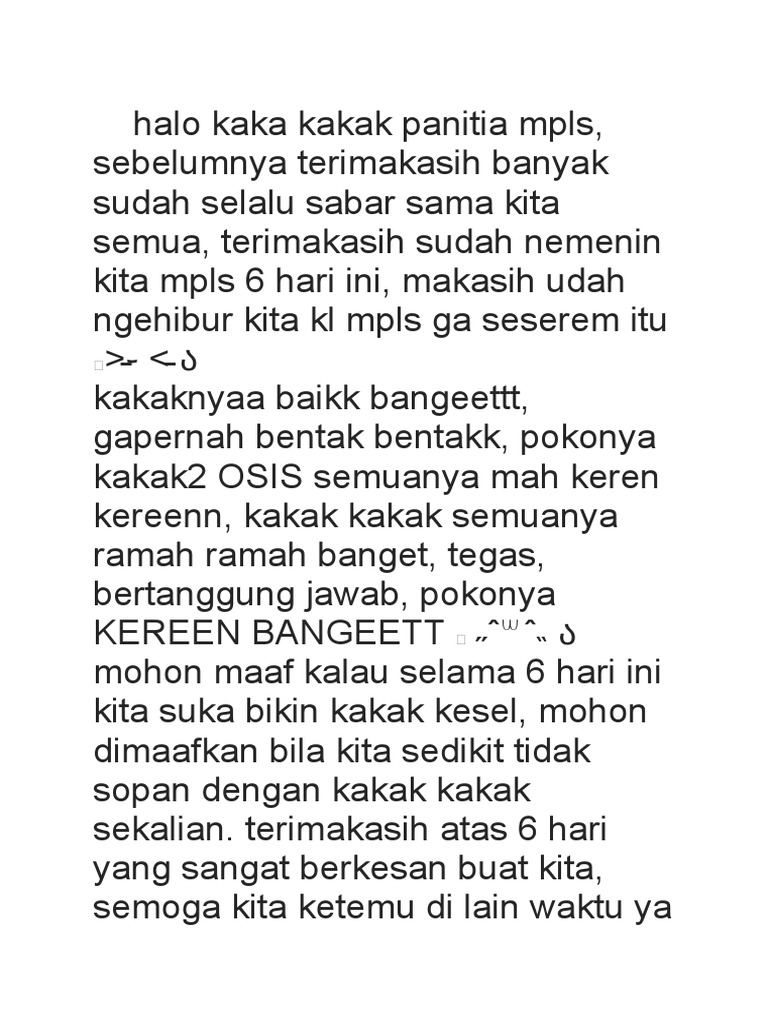 Kaka Osis Lop Lop | PDF