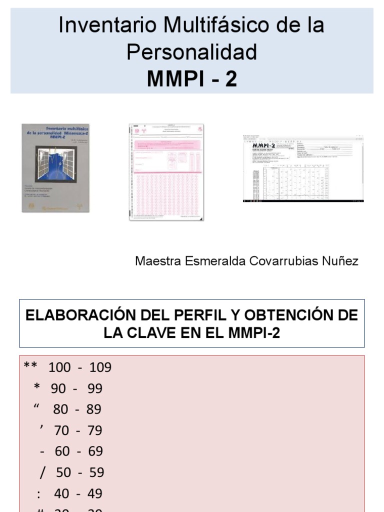 Mmpi 2 | PDF