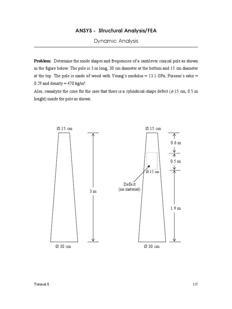 Tutorial 8 - Handout | PDF | Volume | Materials