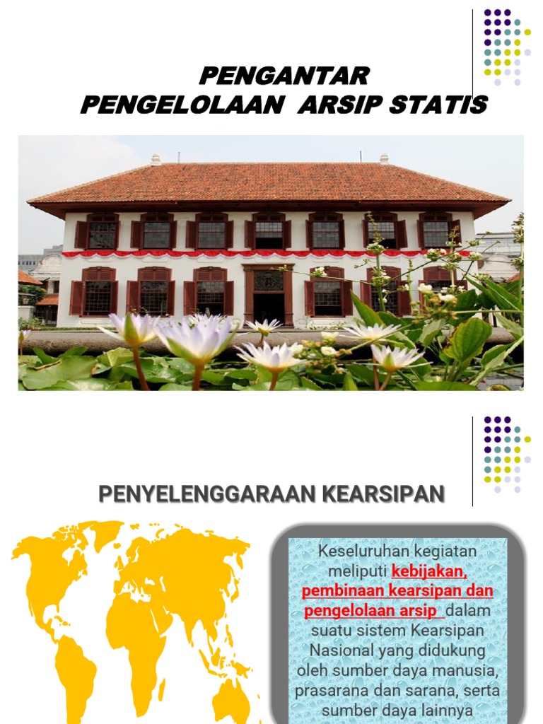 Pengantar Pengelolaan Arsip Statis-Terampil Ii-2023 | PDF | Sains ...
