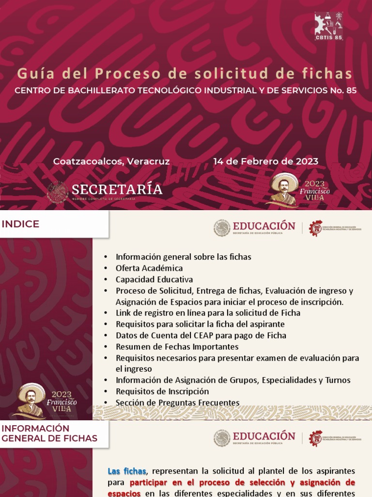 Guia de Solicitud de Fichas 2023-2024 | PDF | Laboratorios | Evaluación