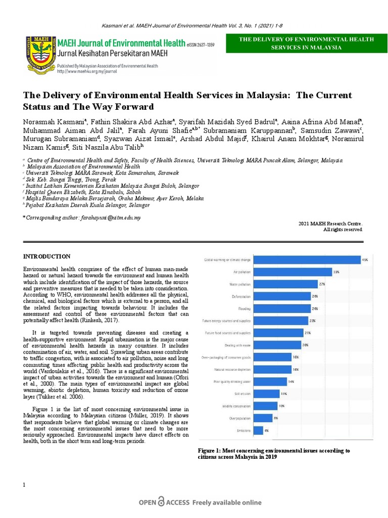 Environmental Health Services in Malaysia | PDF | Environmental Health | Public Health