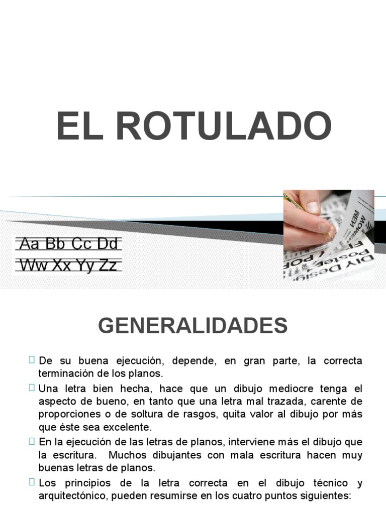 No.2 El Rotulado | PDF