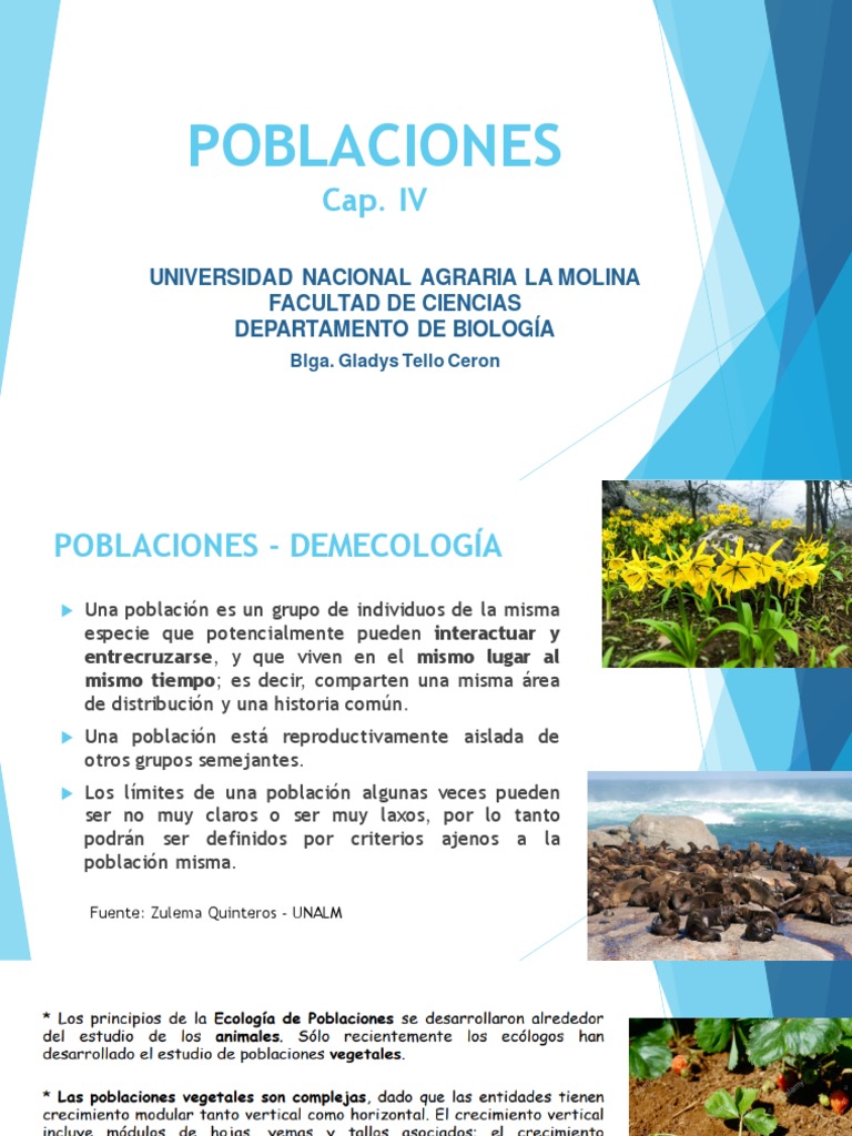 Cap 4-Poblaciones | PDF | Población | Reproducción
