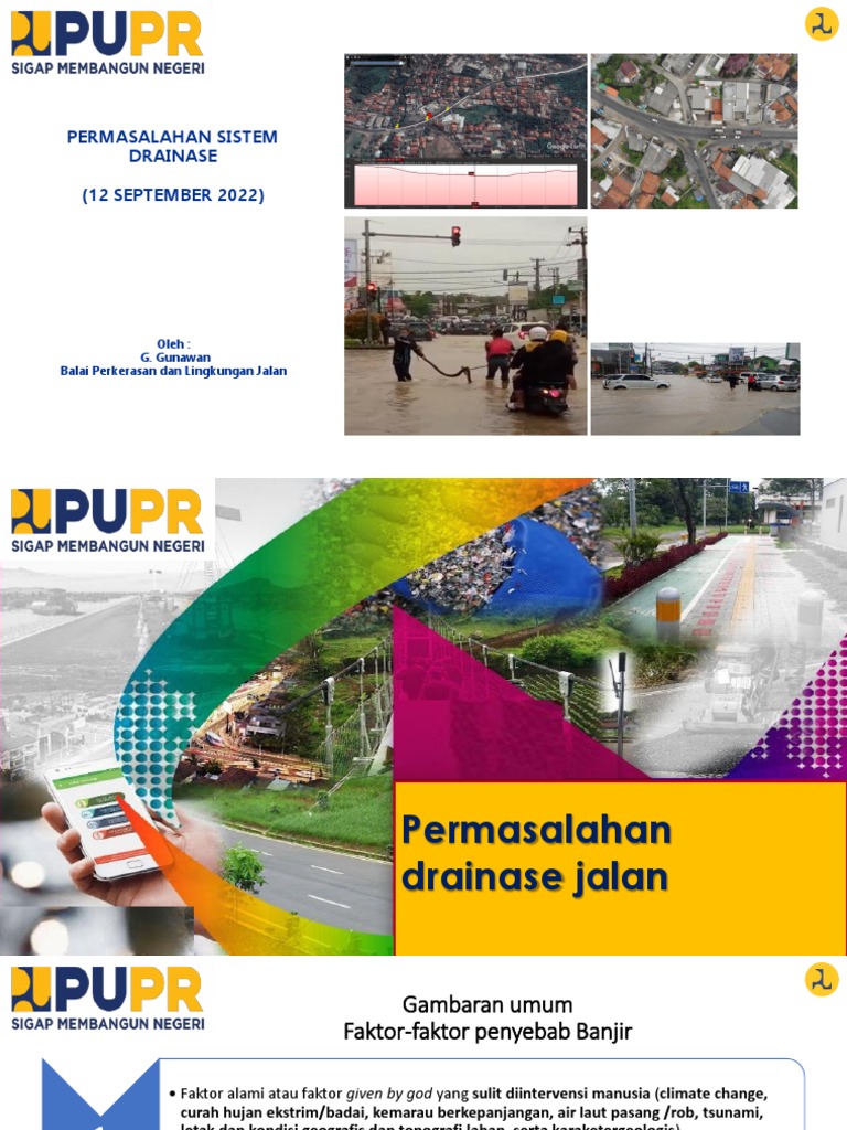 Bahan 1. Detail Engineering Desain (DED) Drainase-Permasalahan Sistem ...