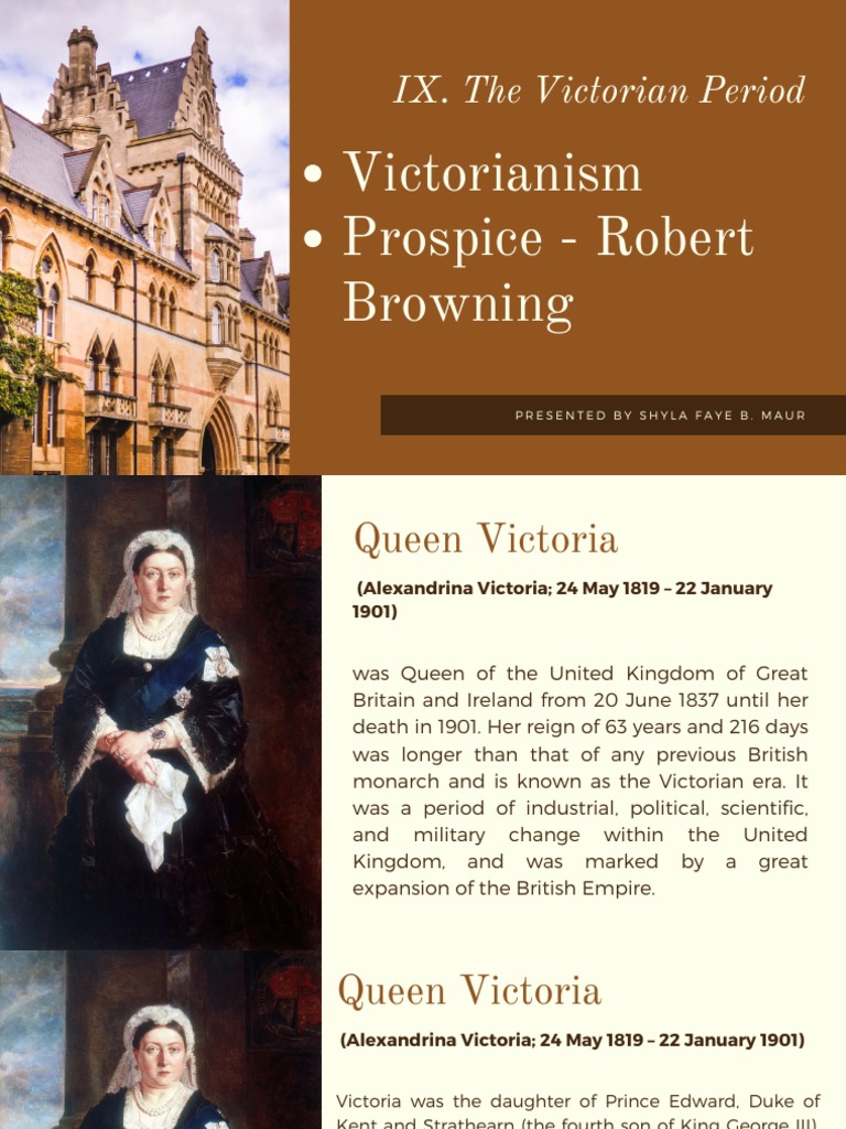 VICTORIANISM / Victorian Period in English & American Literature | PDF ...