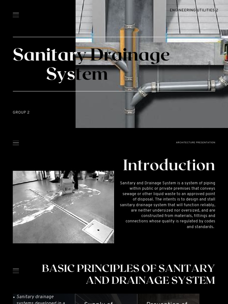 Sanitary and Drainage System | PDF