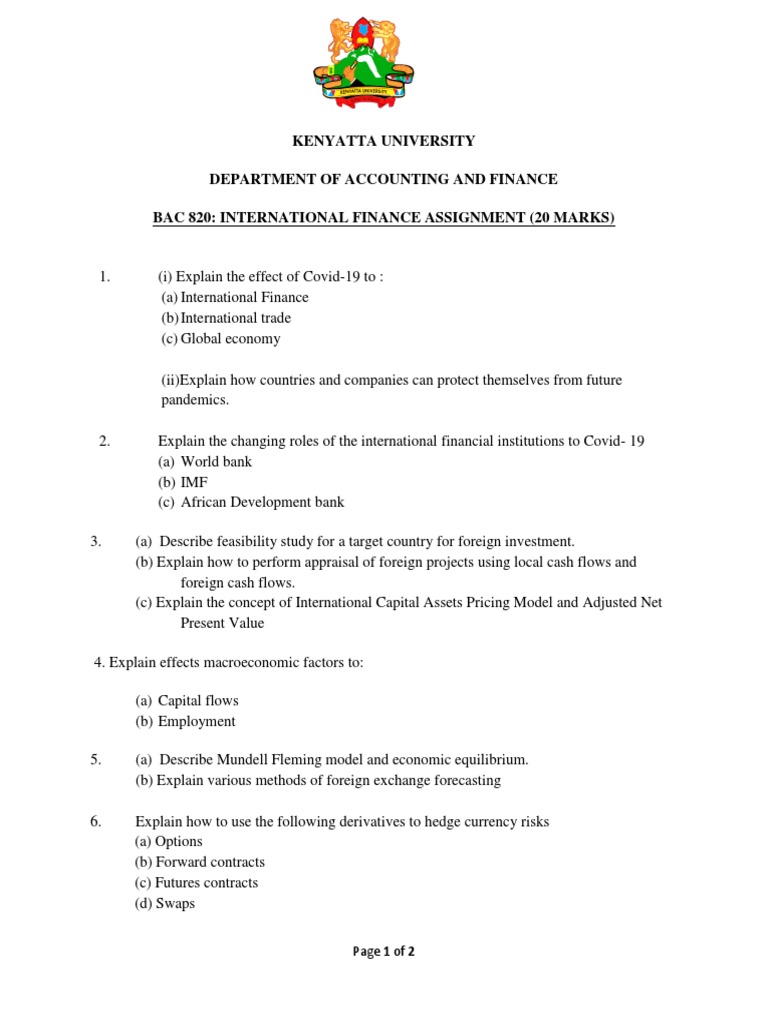 BAC 820 Assignment | PDF