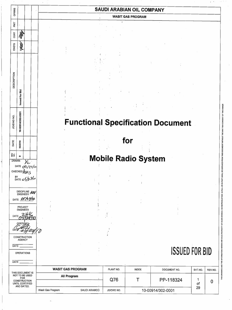 FSD - Mobile Radio System | PDF | Base Station | Radio