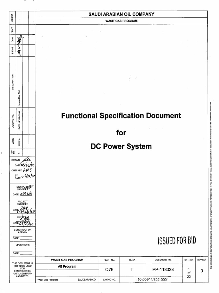 FSD - DC Power System | PDF
