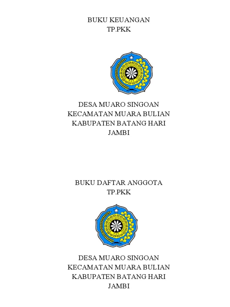 Coper Buku PKK | PDF