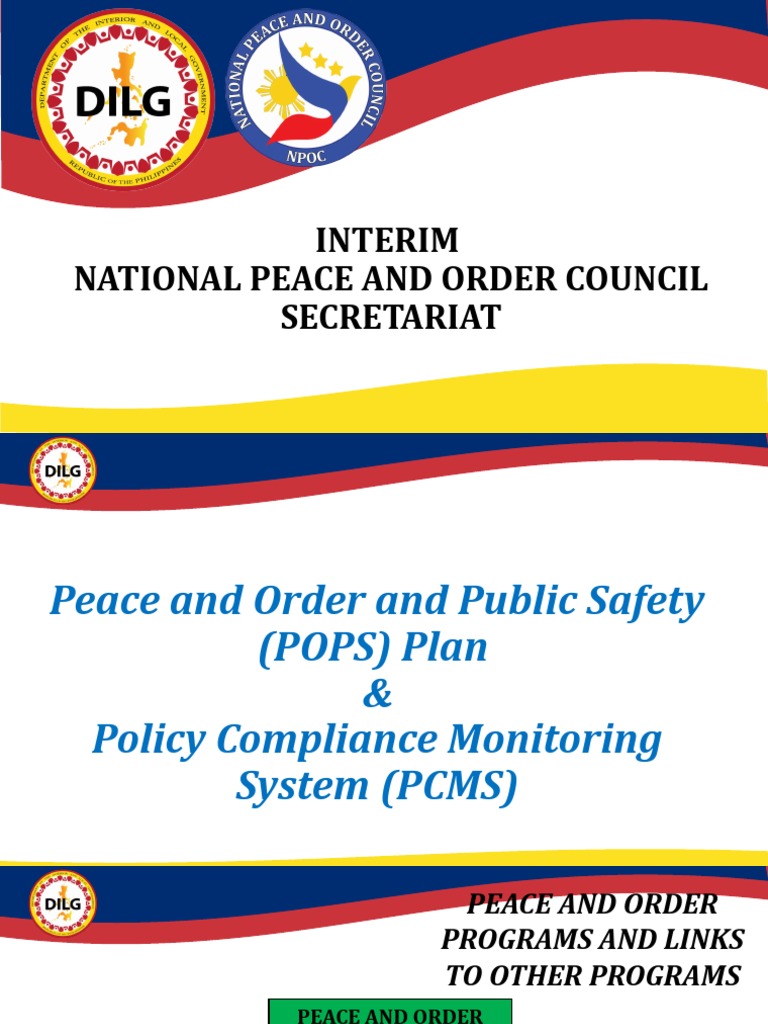 Pops Plan and Pcms | PDF | Emergency | Login