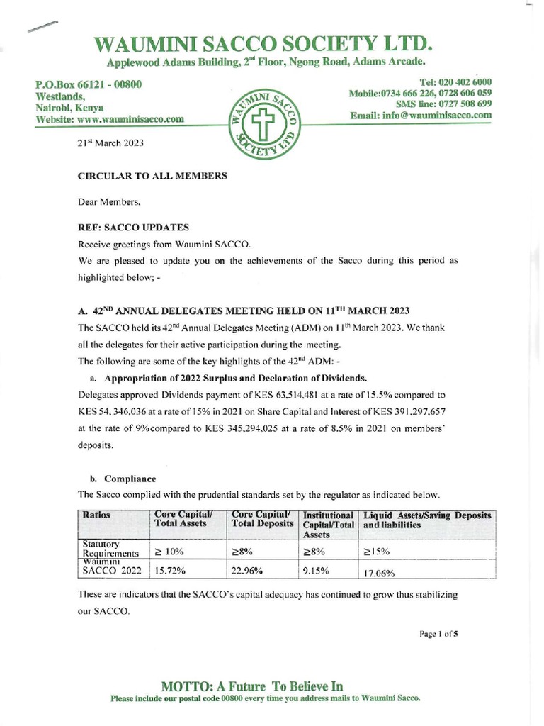 Circular To All Members MARCH 2023 | PDF