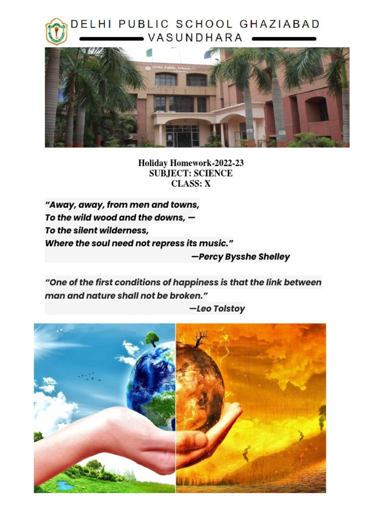 HHW - Science - 10 - 2022 | PDF | Art | Technology & Engineering