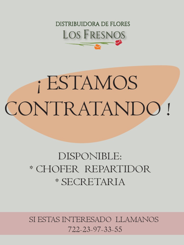 Estamos Contratando | PDF