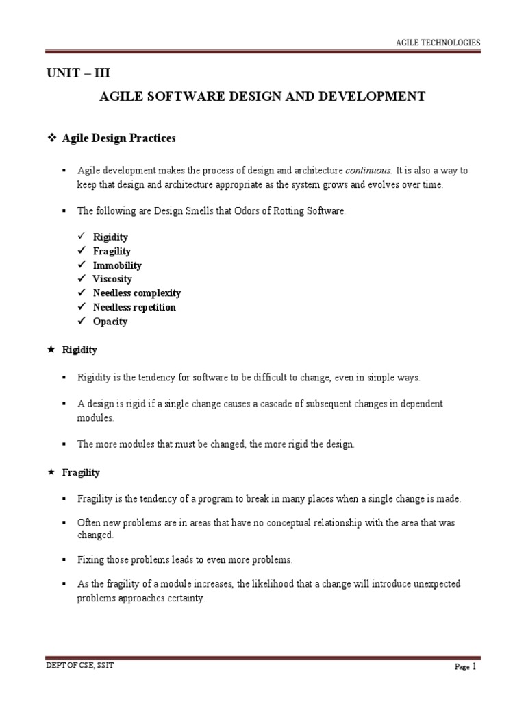 UNIT - 3-Agile Notes | PDF | Computing | Software Engineering