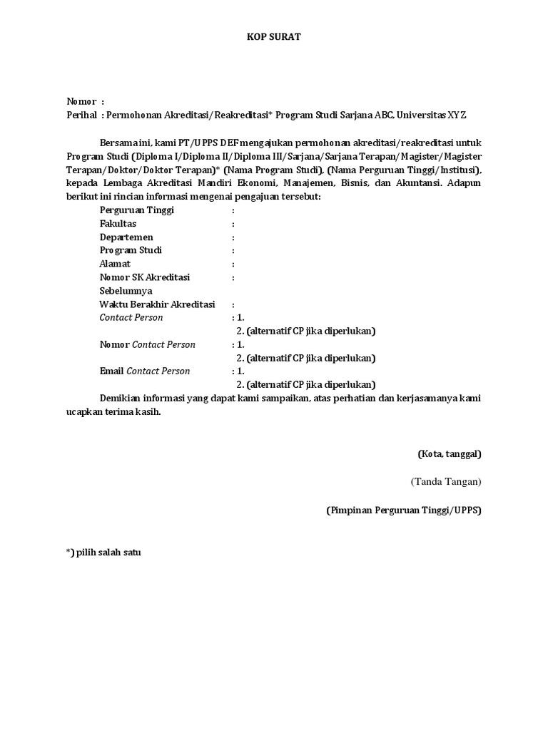 Template-Surat-Pengantar-Dokumen-Pengajuan-APS-EMBA-rev-1 | PDF