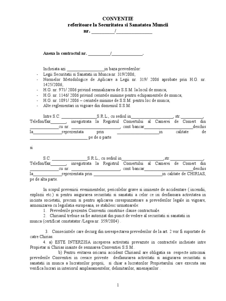 Conventie Chirias | PDF