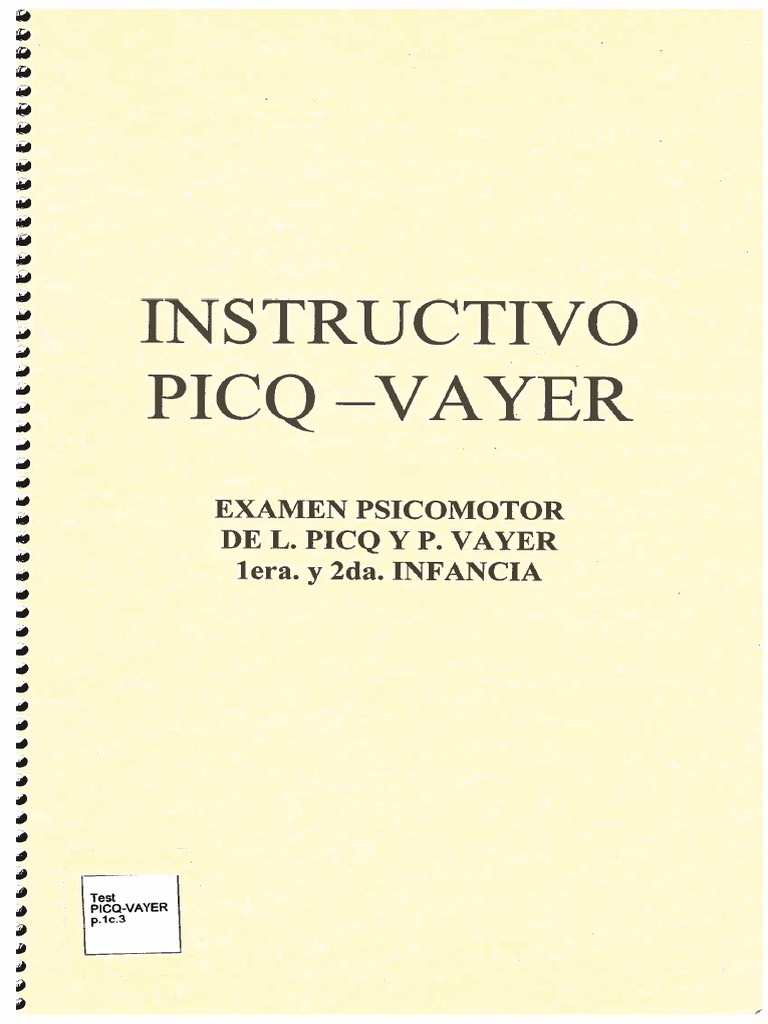Picq y Vayer Completo | PDF