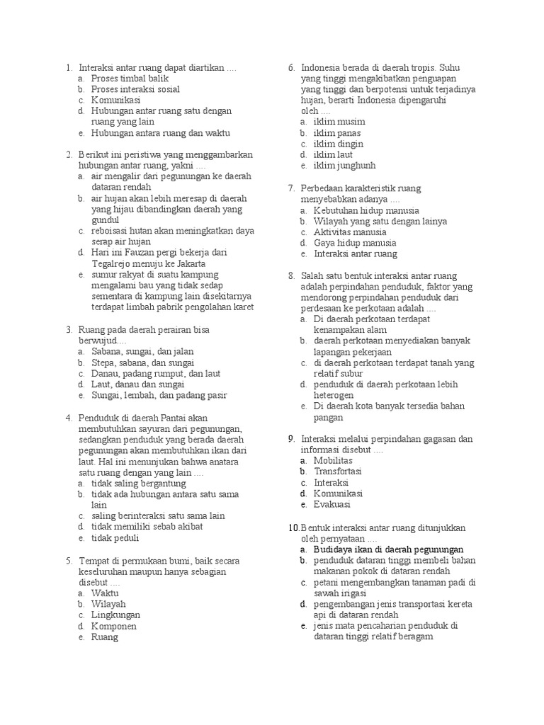 Soal Pts Ipas TKR 2223 | PDF