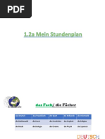 Menschen A1.1 Lektion 3 | PDF
